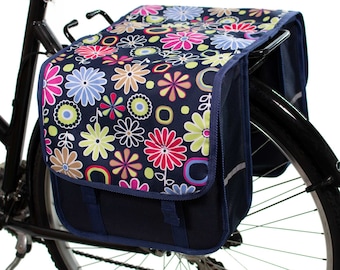 Bikybag Classic Bicycle Double Pannier Bag, Cycle, Bike, Women's Mens ...