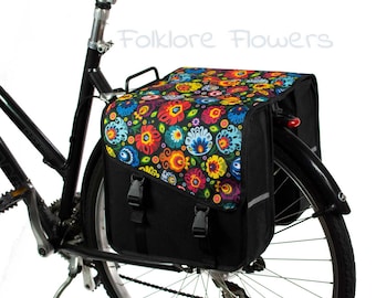 Bikybag Classic Bicycle Double Pannier Bag Cycle Bike | Etsy UK