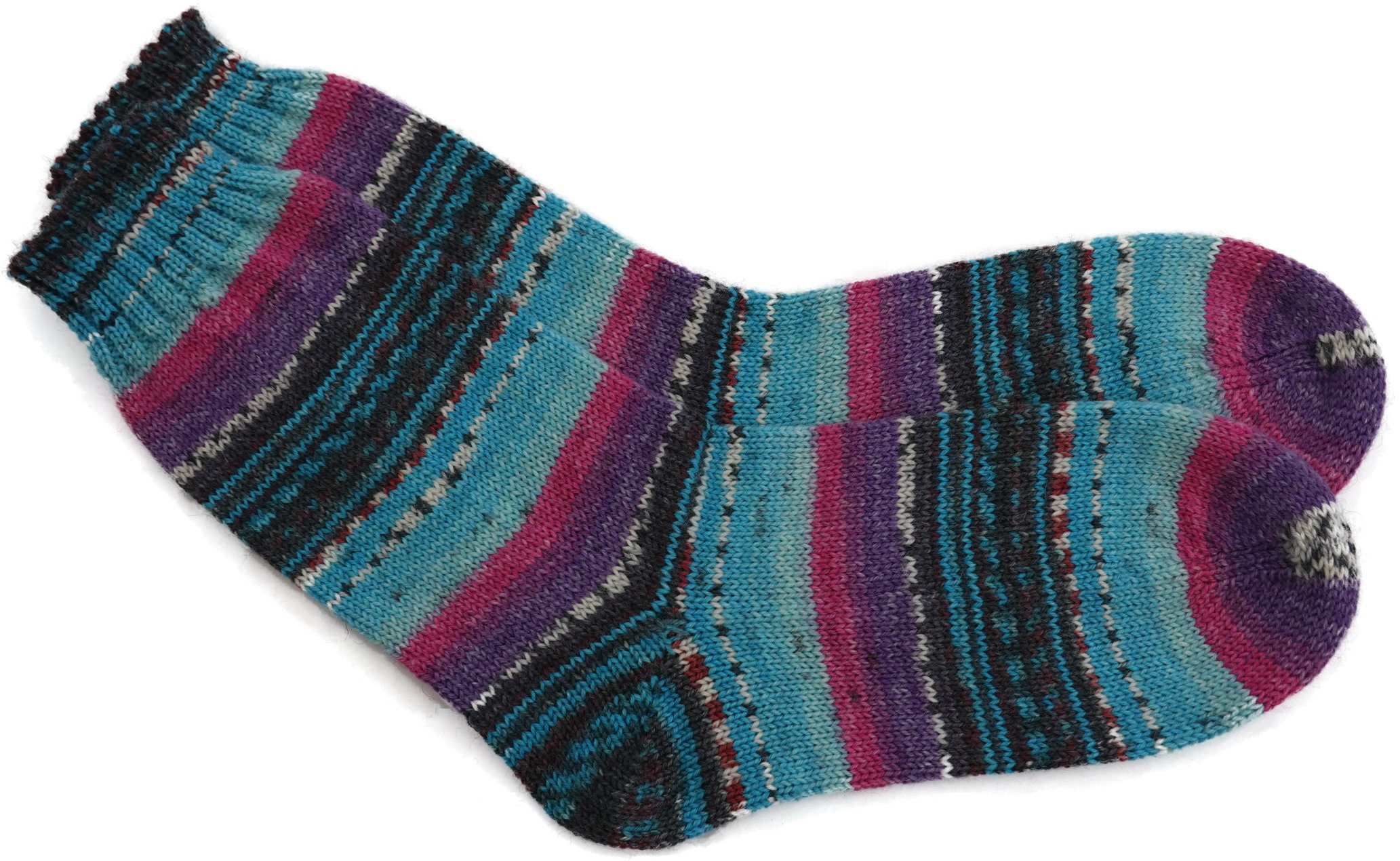 Machine Knitting Sock Pattern - Etsy