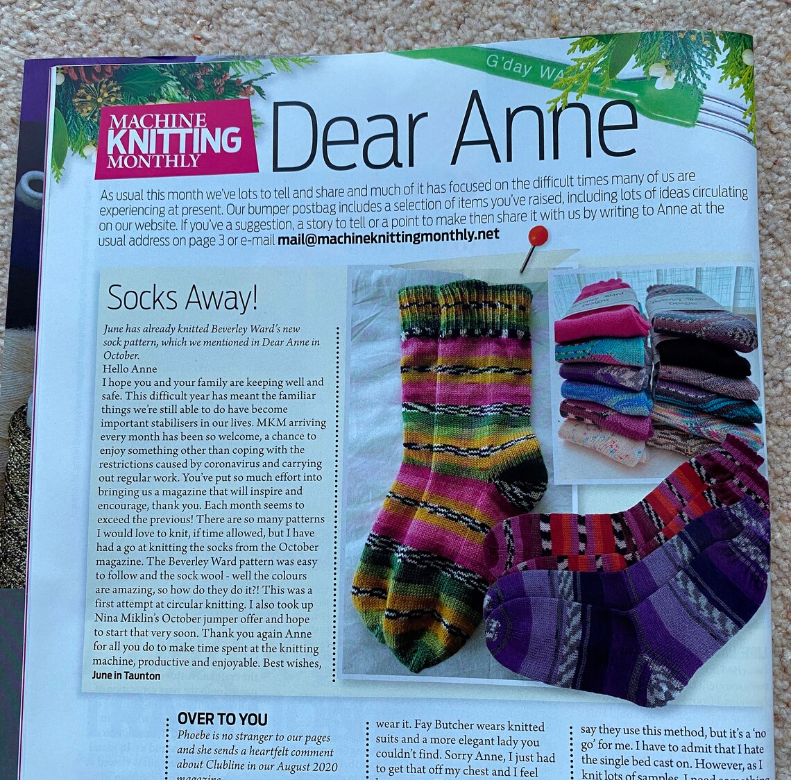 Machine Knitting Sock Pattern | Etsy