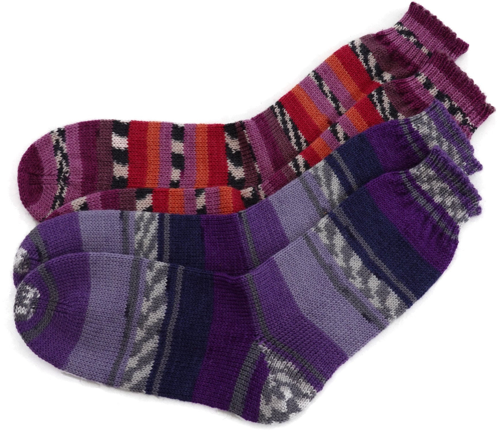 Machine Knitting Sock Pattern - Etsy