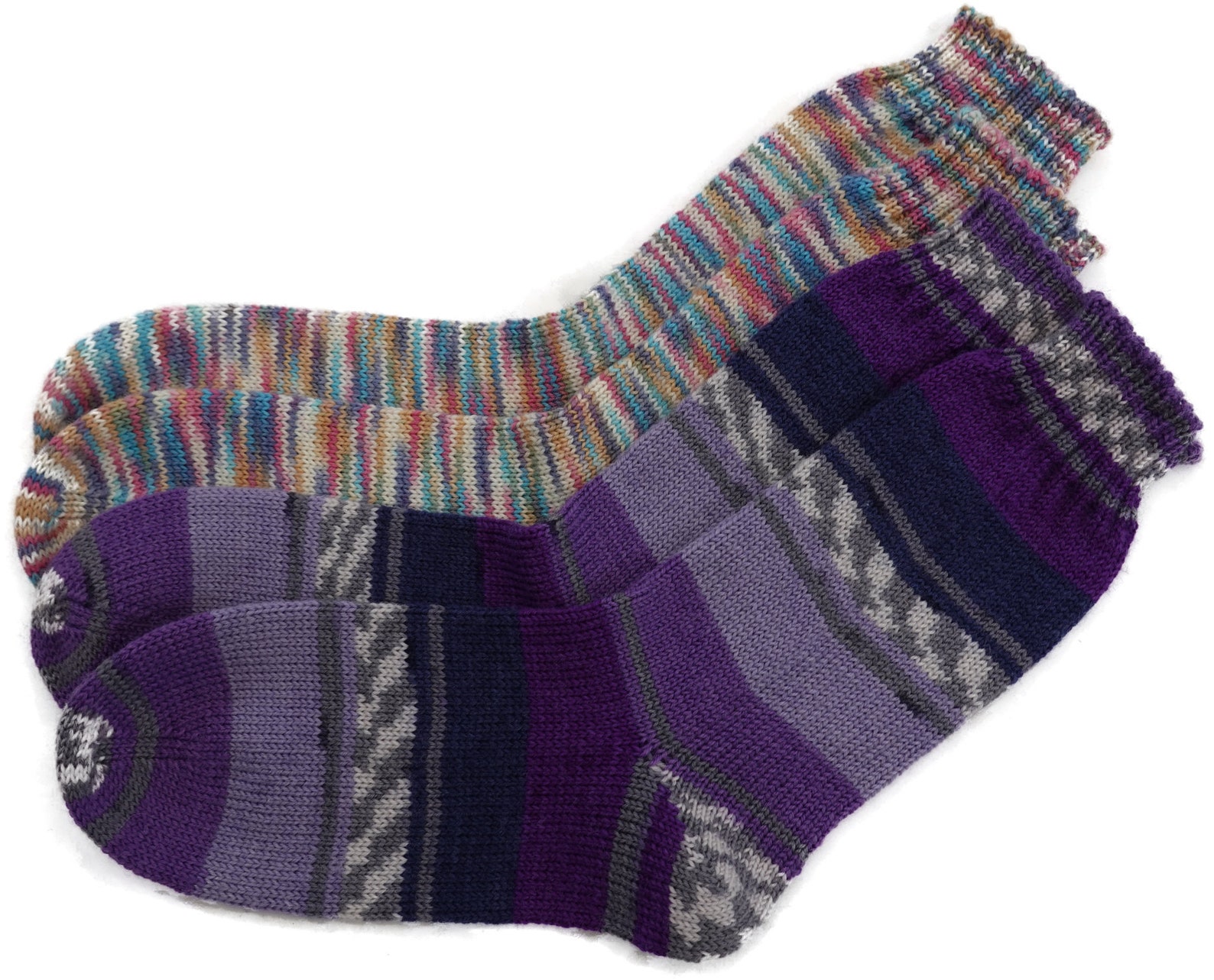 Machine Knitting Sock Pattern - Etsy