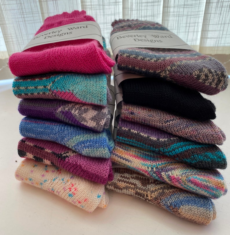 Machine Knitting Sock Pattern - Etsy UK