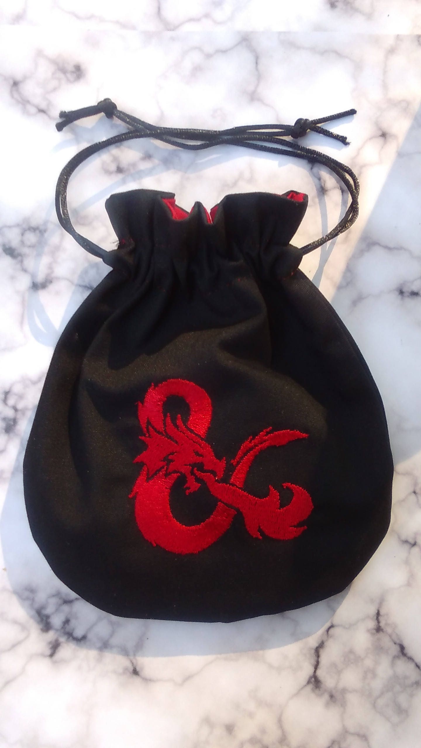 Dungeons and Dragons Pouch With Dice - Etsy Ireland