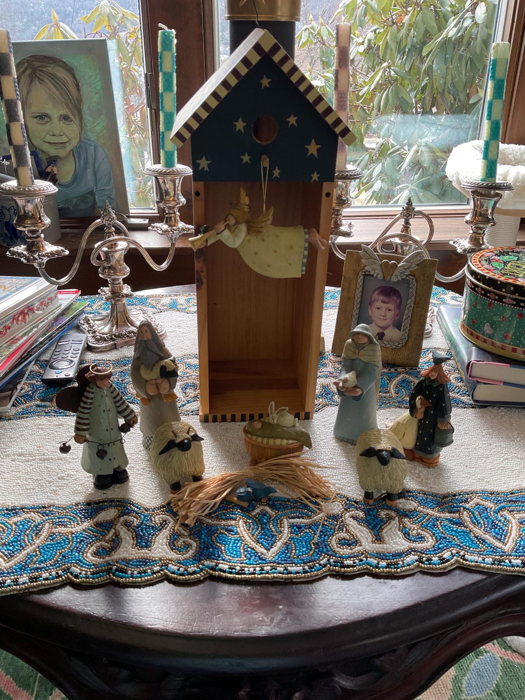 WILLIRAYE Studio Figurines NATIVITY Set CHRISTMAS 11 Pieces Retired ...