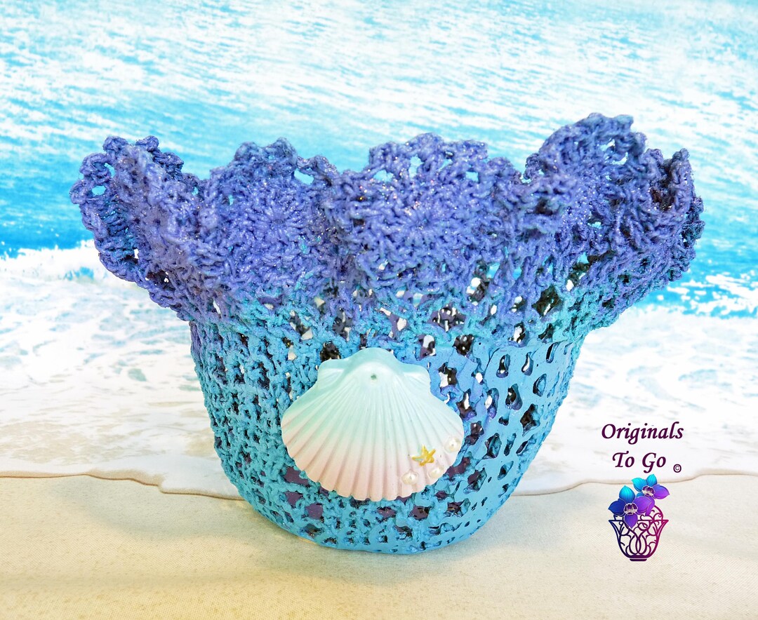 Orchid Pot Originalstogo Fan Coral Pot Flower Pot Planter Lace Pot Pot ...