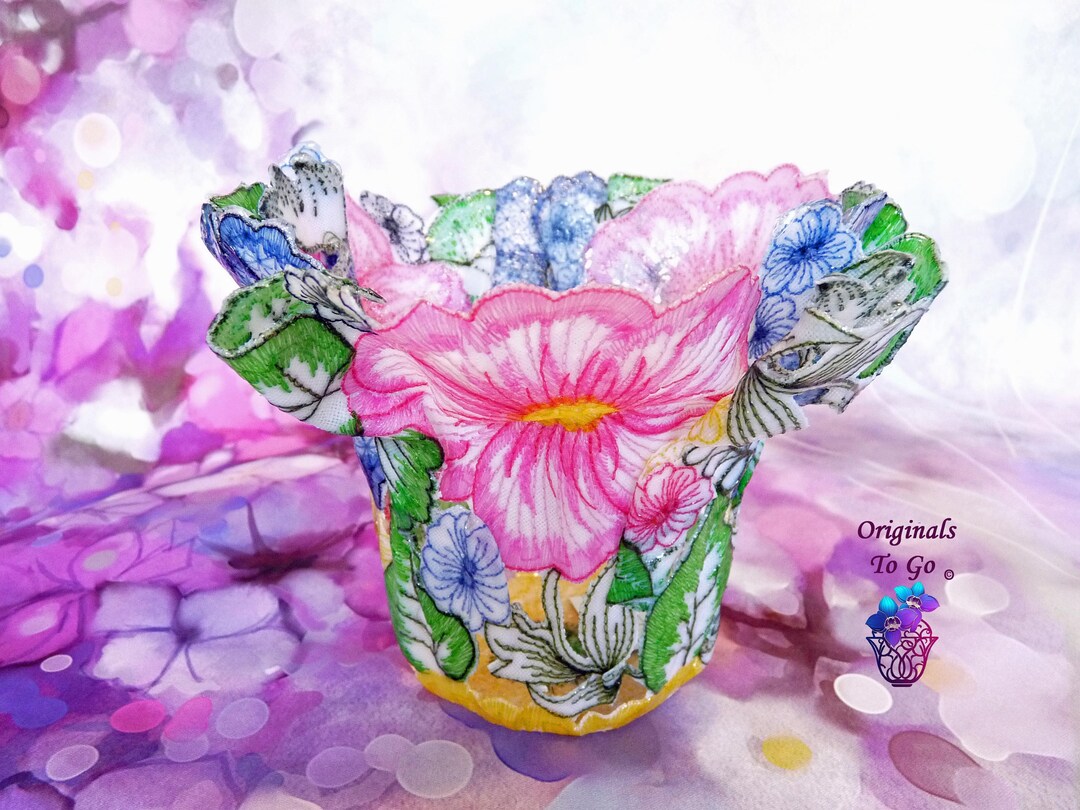 Medium Orchid Pot, Multi Color Orchid Pot, Floral Pot, Originals Togo ...