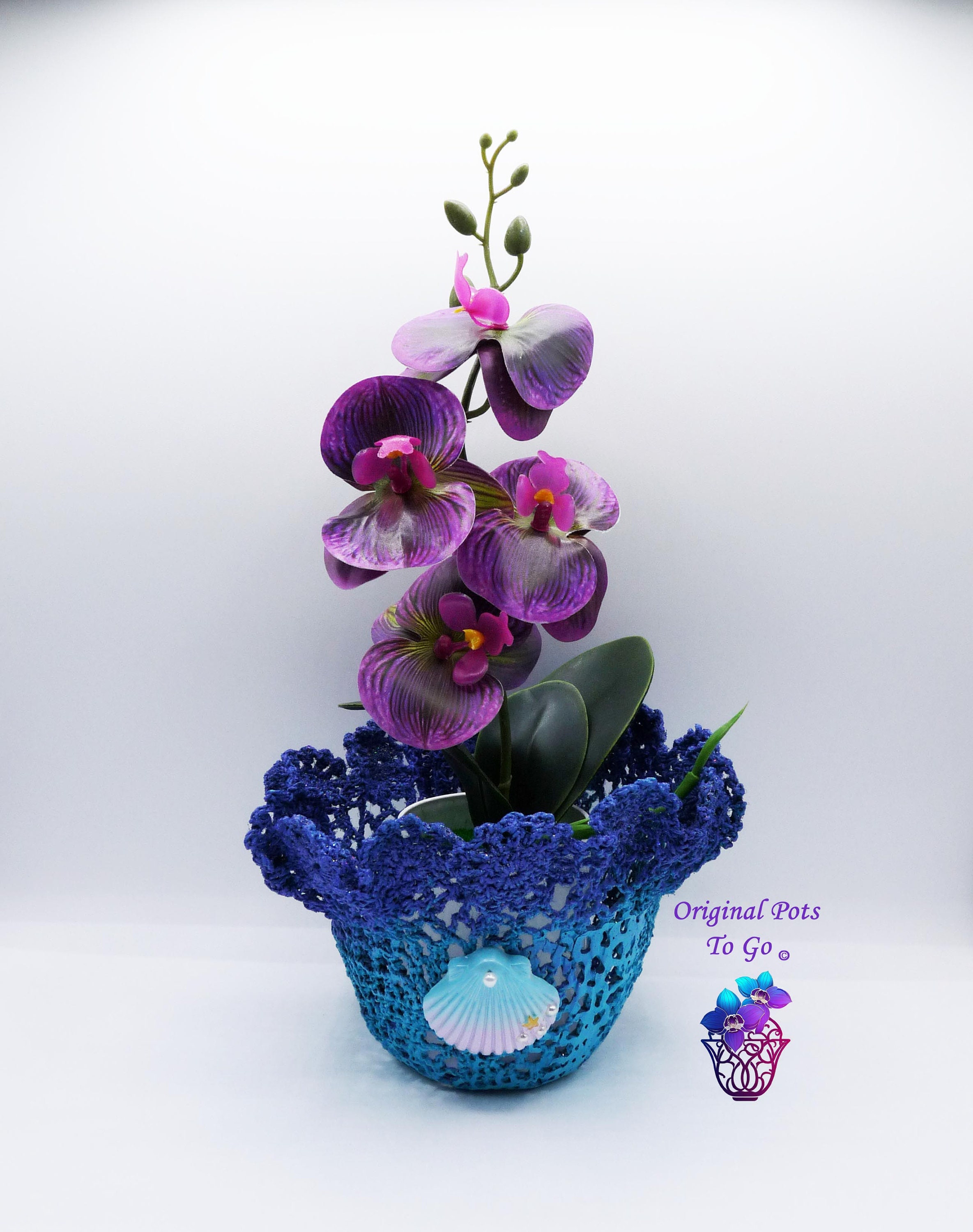 Orchid Pot, Originalstogo, Fan Coral Pot, Flower Pot, Planter, Lace Pot ...
