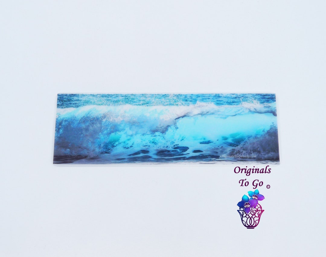 Curling Wave Bookmark, Clear Bookmark, Semi Transparent Bookmark ...