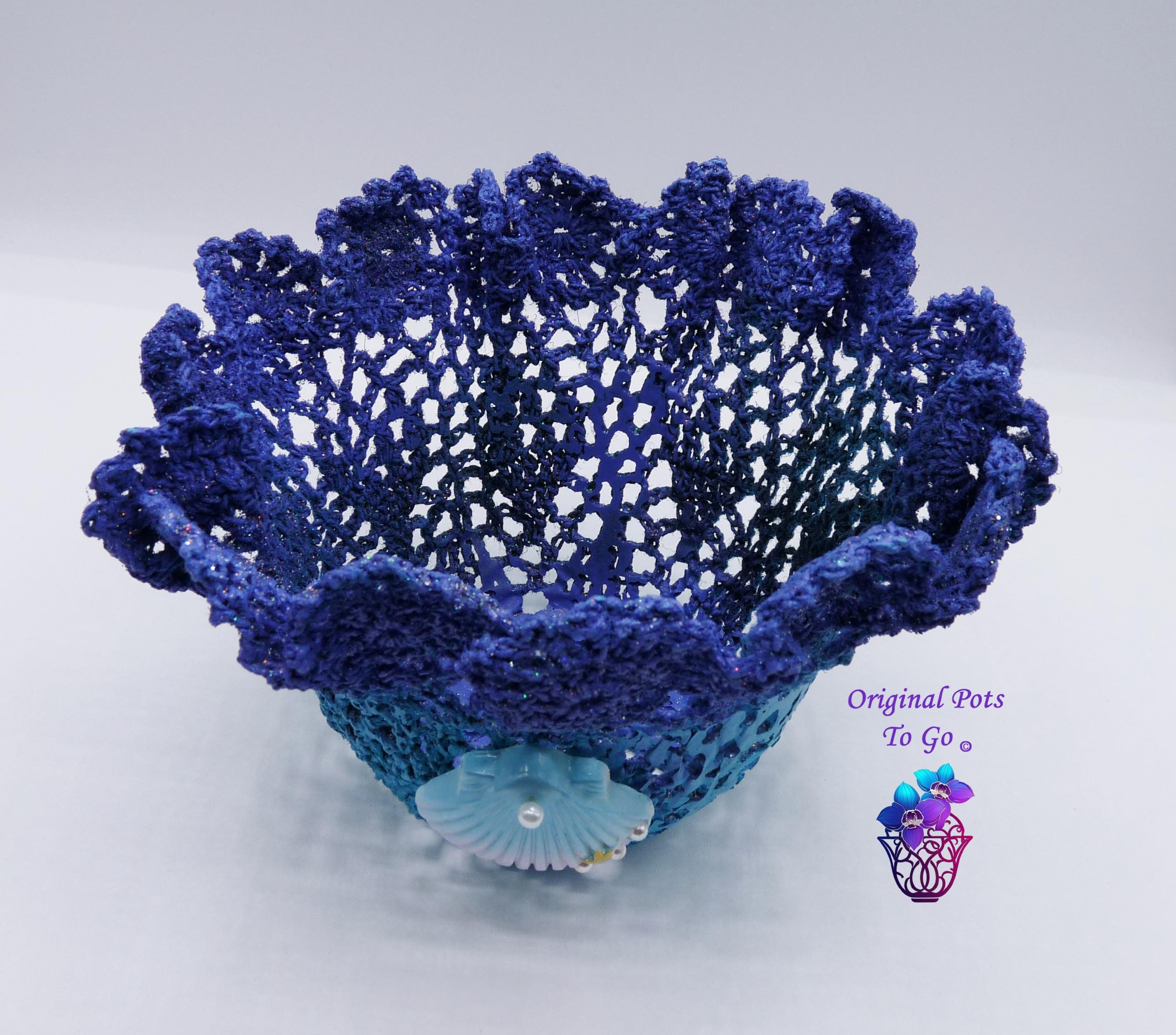 Orchid Pot, Originalstogo, Fan Coral Pot, Flower Pot, Planter, Lace Pot ...