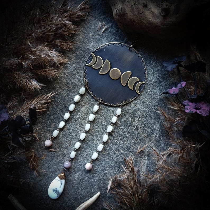 Phases of the Moon to Hang, Metal Lunar Cycle Decoration - Etsy Canada