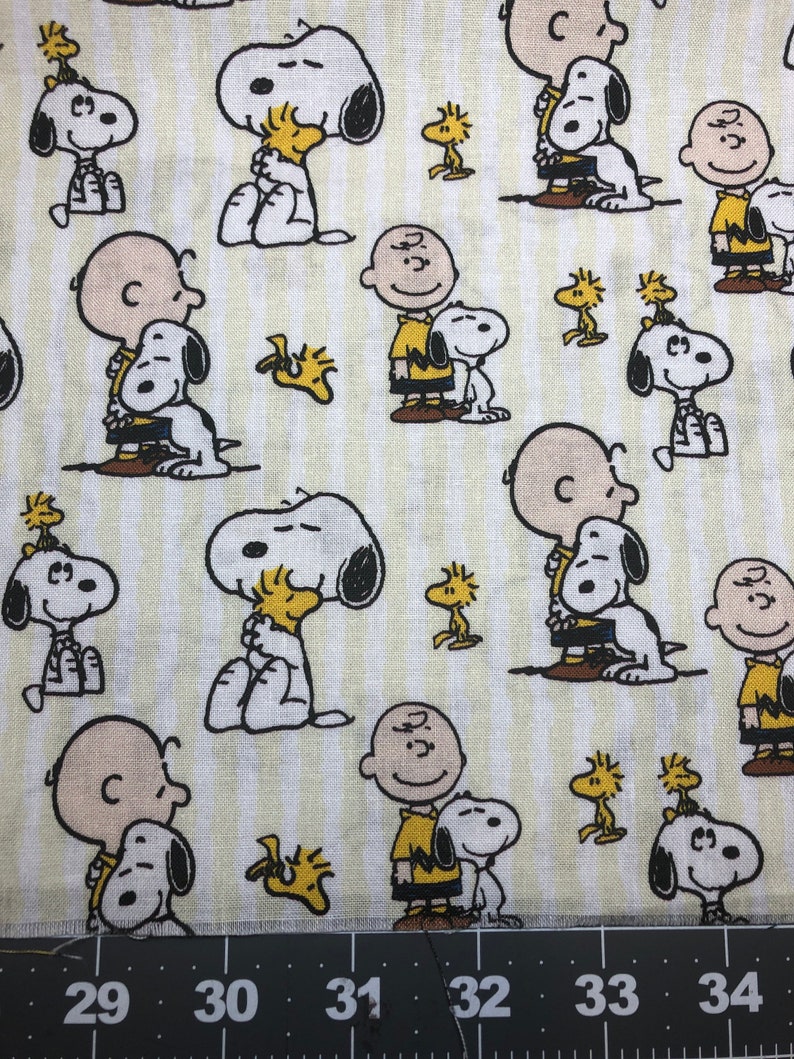 Peanuts Charlie Brown Fat Quarter Cotton Fabric Character - Etsy