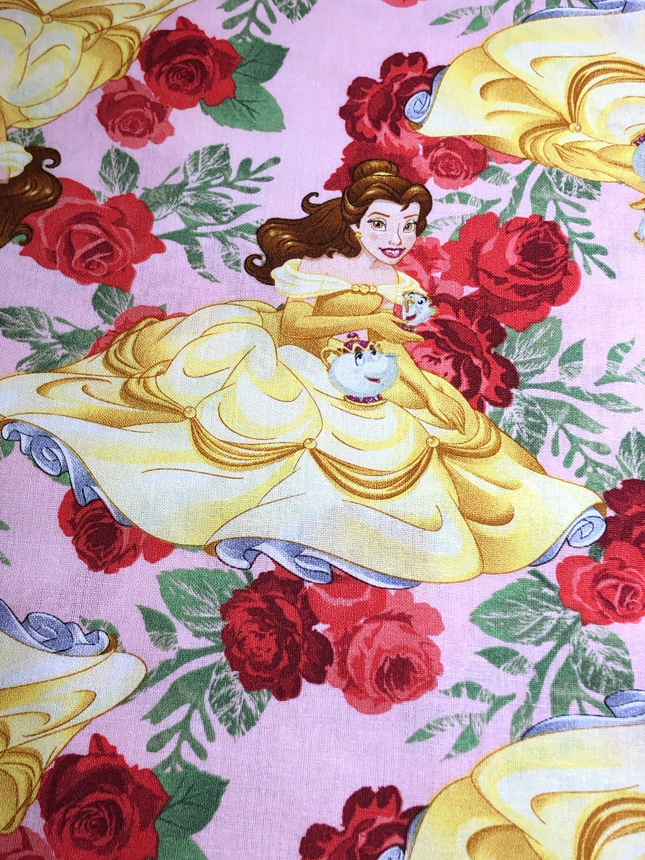 Disney Princesses Fat Quarter Cotton Fabric Belle | Etsy
