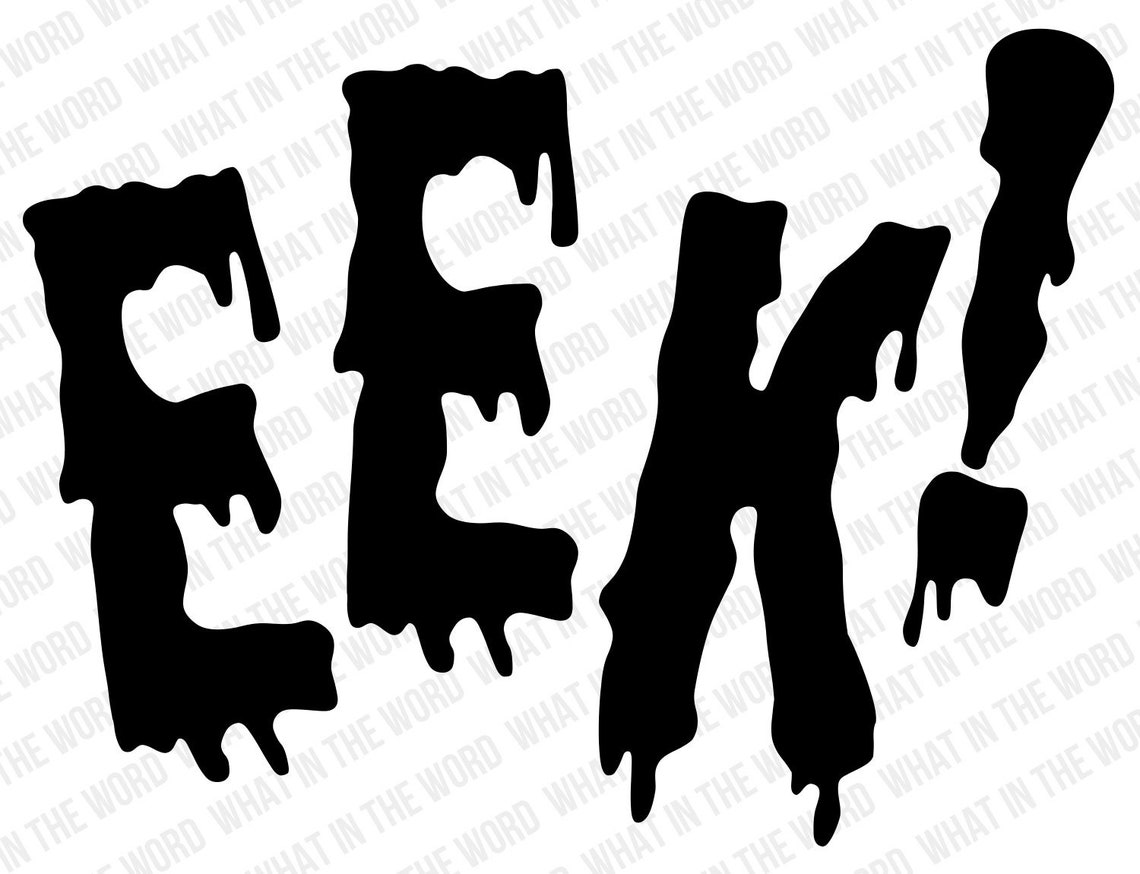 EEK! Halloween SVG, Halloween EPS, Halloween Clipart. Commercial Use ...