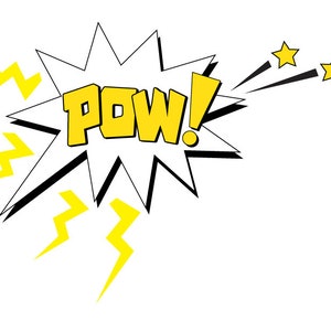 Comic Burst Cut Files. Clip Art Bang, Boom, Pow, Bam, Wham. Comic Burst ...