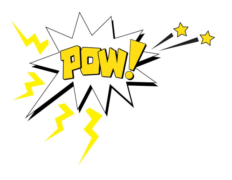 Comic Burst Cut Files. Clip Art Bang, Boom, Pow, Bam, Wham. Comic Burst ...