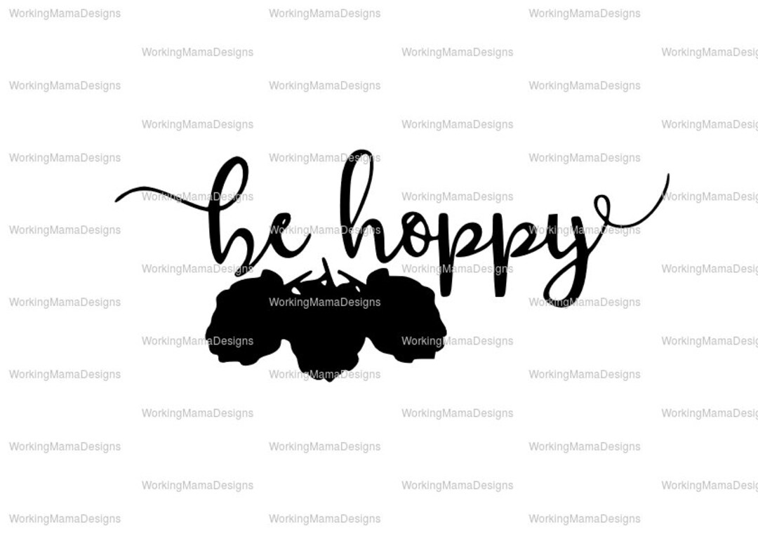 Be Hoppy - Hops SVG and PNG - Etsy