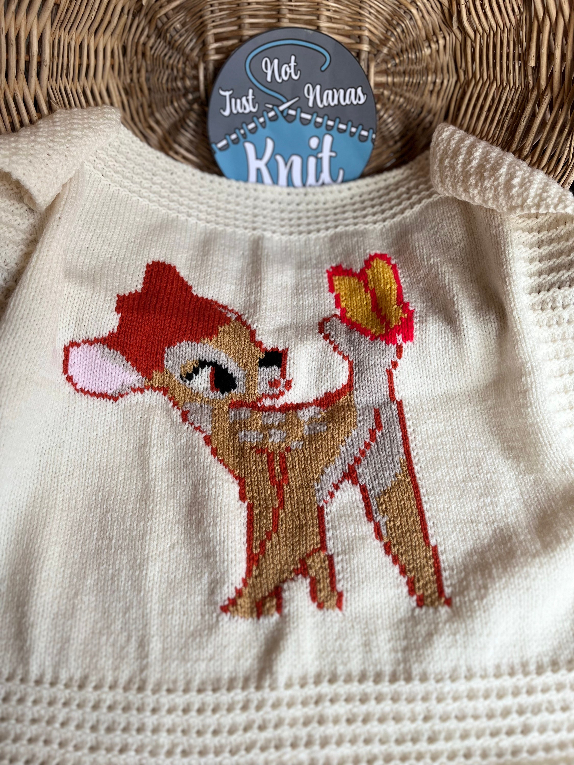 Bambi Baby Blanket Knitting Pattern With Chart and Full - Etsy