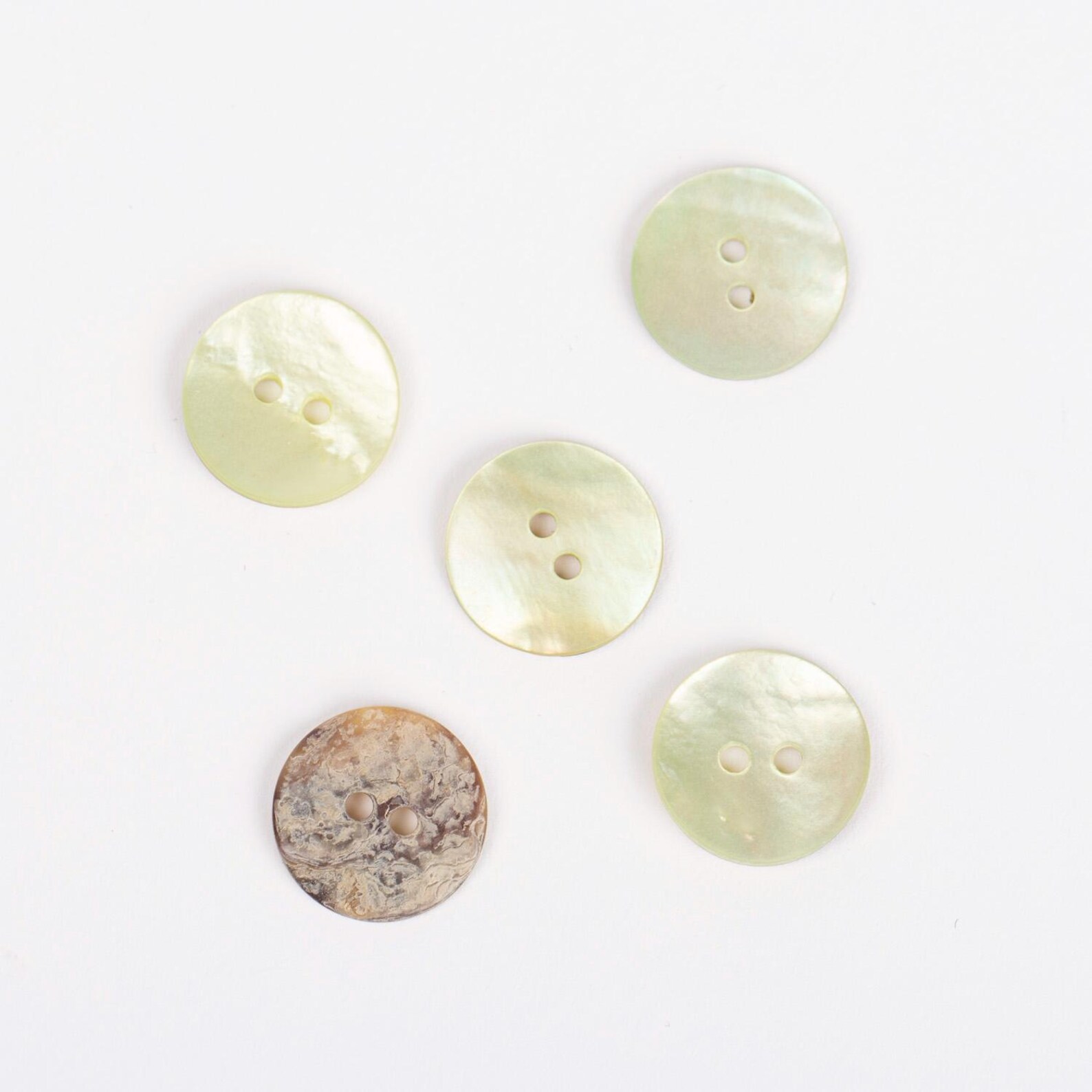 15mm Round Mother of Pearl Buttons Drops, Pink, Blush (pale Pink), Red ...