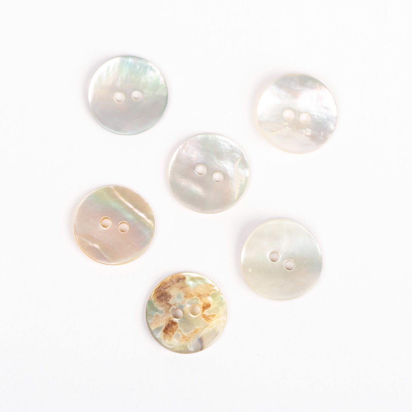 15mm Round Mother of Pearl Buttons Drops, Pink, Blush (pale Pink), Red ...