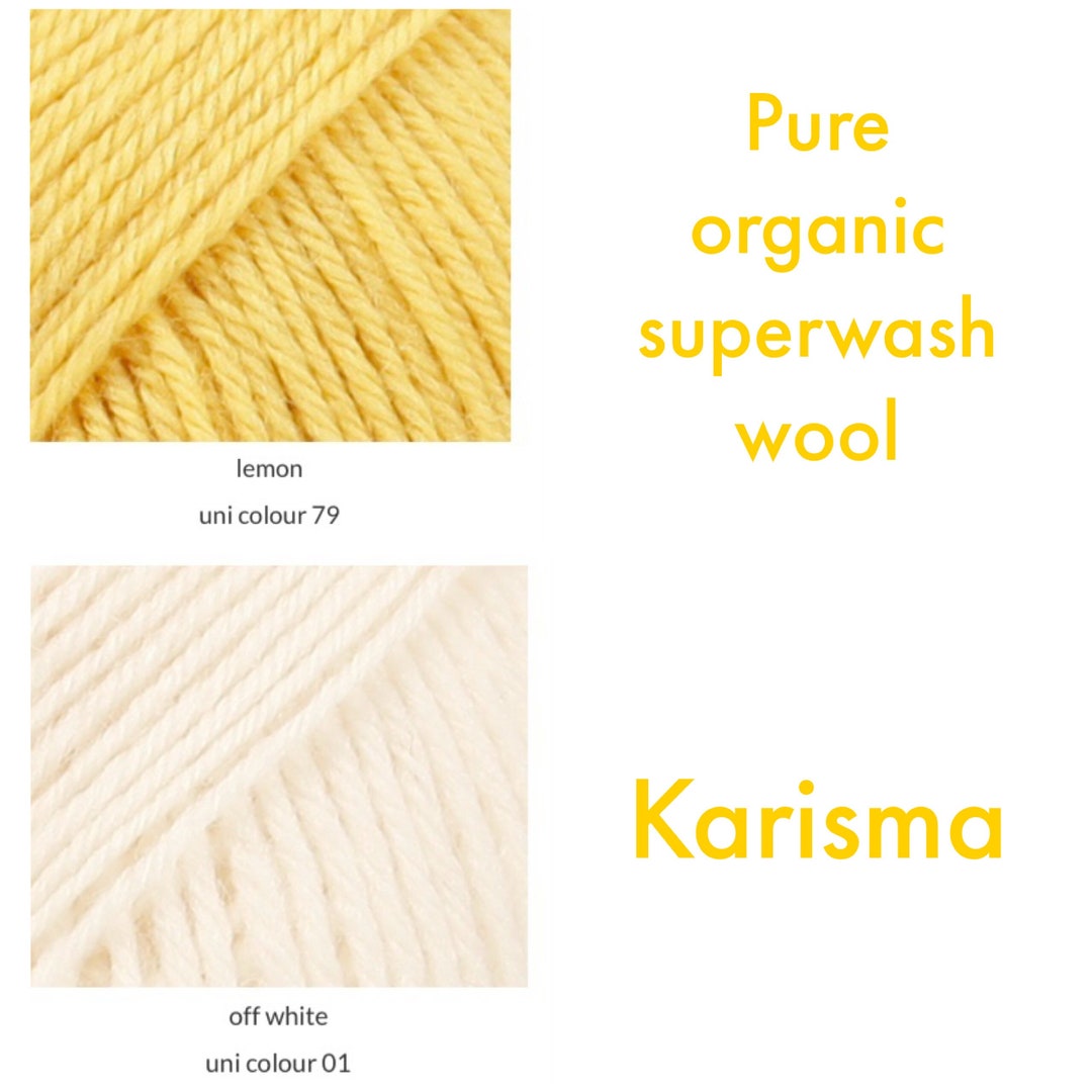 Drops Karisma: Organic Pure Wool, 8 Ply DK Weight Wool, Ideal Every Day ...