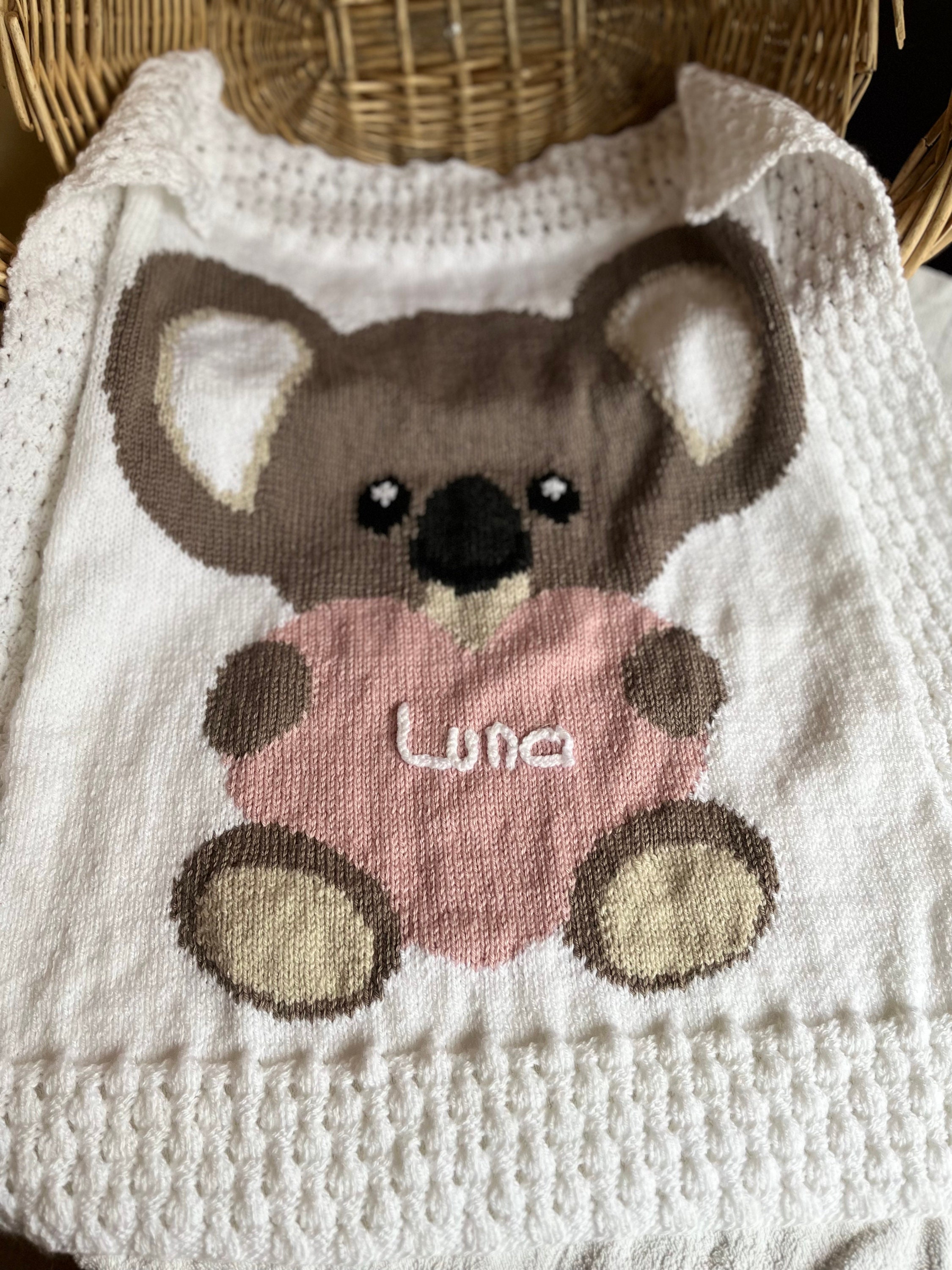 Koala Baby Blanket Knitting Pattern Including Chart and Full - Etsy