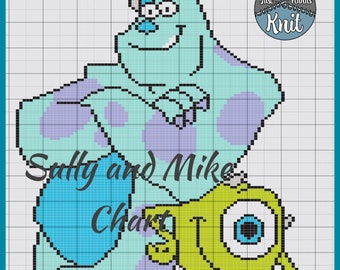 CHART ONLY Brave, Princess Merida and Queen Elinor, Ideal for Knitting ...