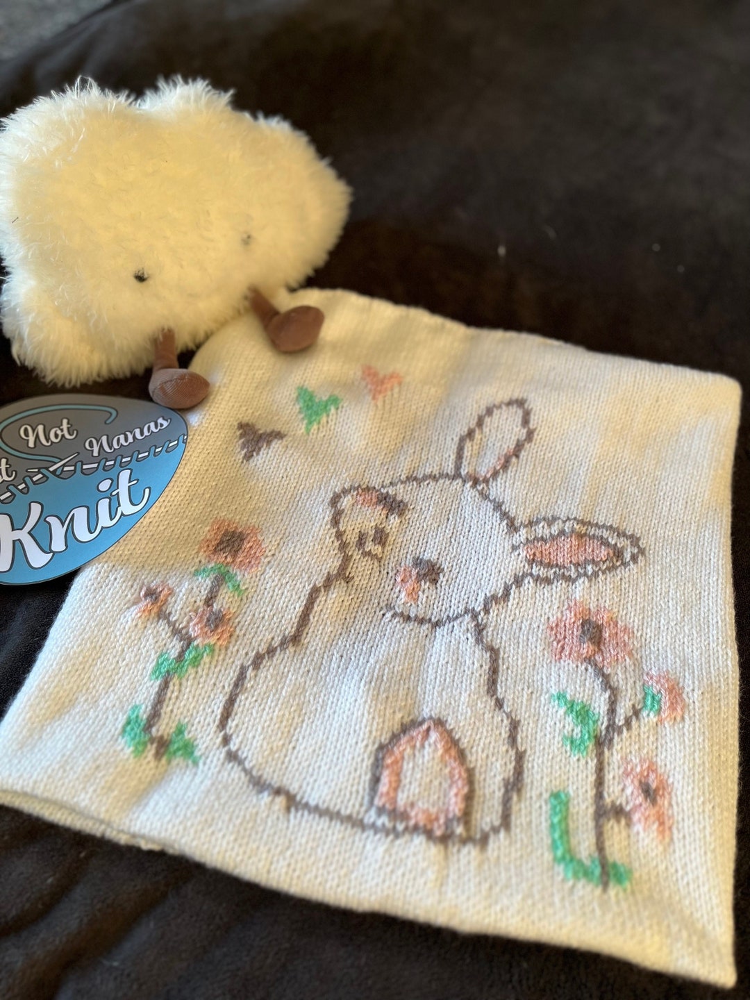 Baby Bunny Baby Blanket Knitting Pattern, With Chart and Full Written ...