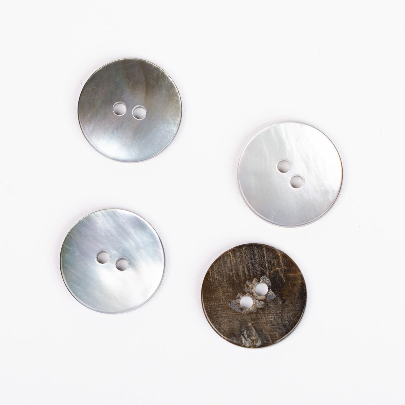 15mm Round Mother of Pearl Buttons Drops, Pink, Blush (pale Pink), Red ...