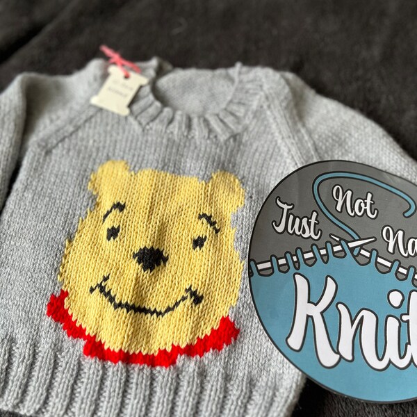 Winnie the Pooh Knitting Sweater Pattern - Etsy
