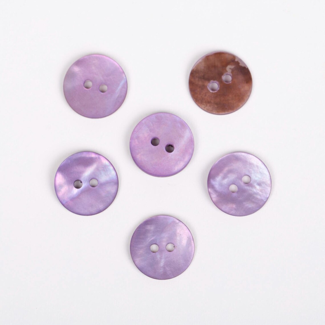 15mm Round Mother of Pearl Buttons Drops, Pink, Blush (pale Pink), Red ...