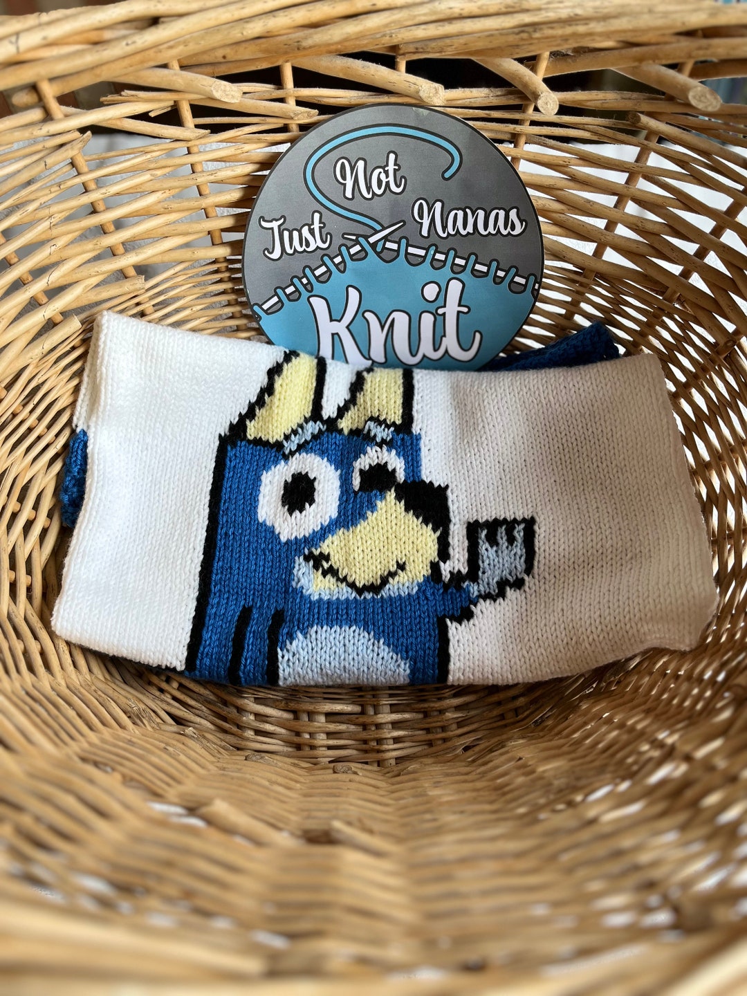 Bluey Heeler Baby Blanket Knitting Pattern With Chart and - Etsy UK