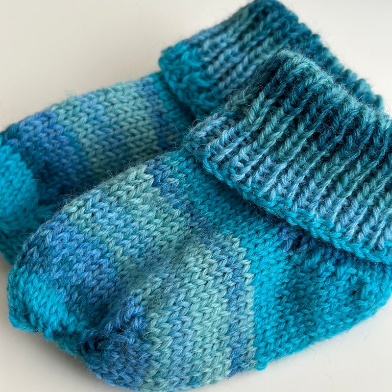 Hand Knit Baby Socks - Etsy
