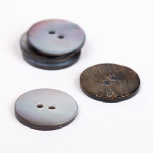 20mm Round Mother of Pearl Buttons Drops, Blush, Pink, Red, Green, Blue ...