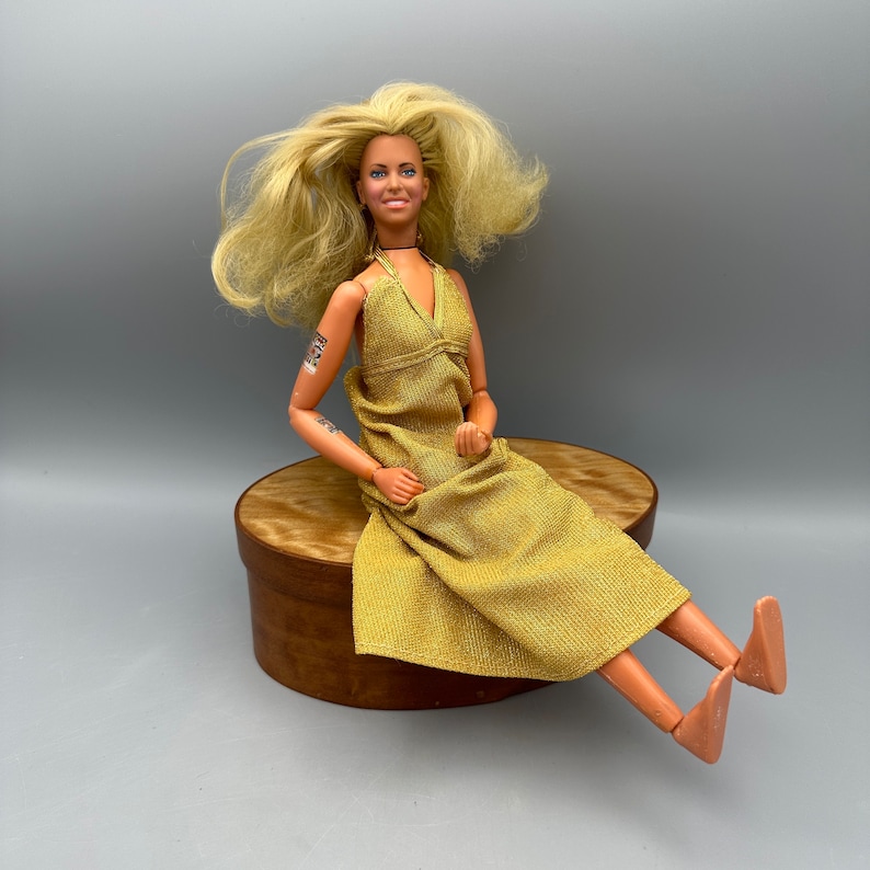 Vintage Kenner Bionic Woman Action Figure (in Gold Dust Evening Dress ...