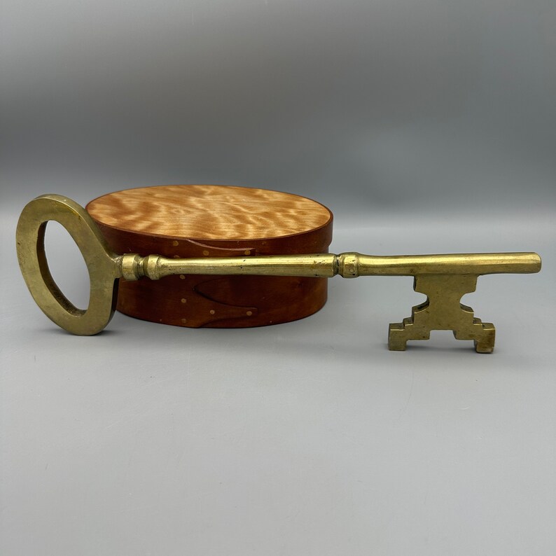 Brass Key Paperweight Vintage - Etsy