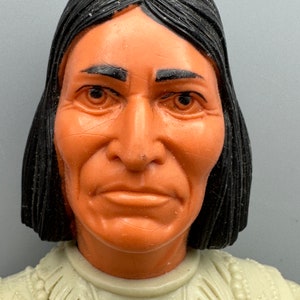 Marx Fighting Eagle & Geronimo Action Figures, Vintage some Accessories ...