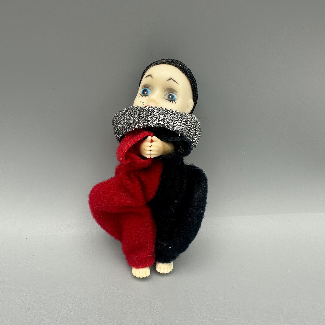 Clown Doll Clip on Toy, Vintage Hugger Toy - Etsy