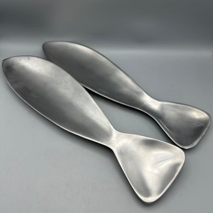 Nambe 553 Fish Shaped Platter, Vintage - Etsy