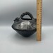 Blackware Pottery Vessel With Snake Like Handle, Vintage - Etsy