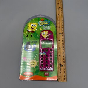 Vintage Spongebob Squarepants Nokia 5100 Cell Phone Faceplate, Sealed ...