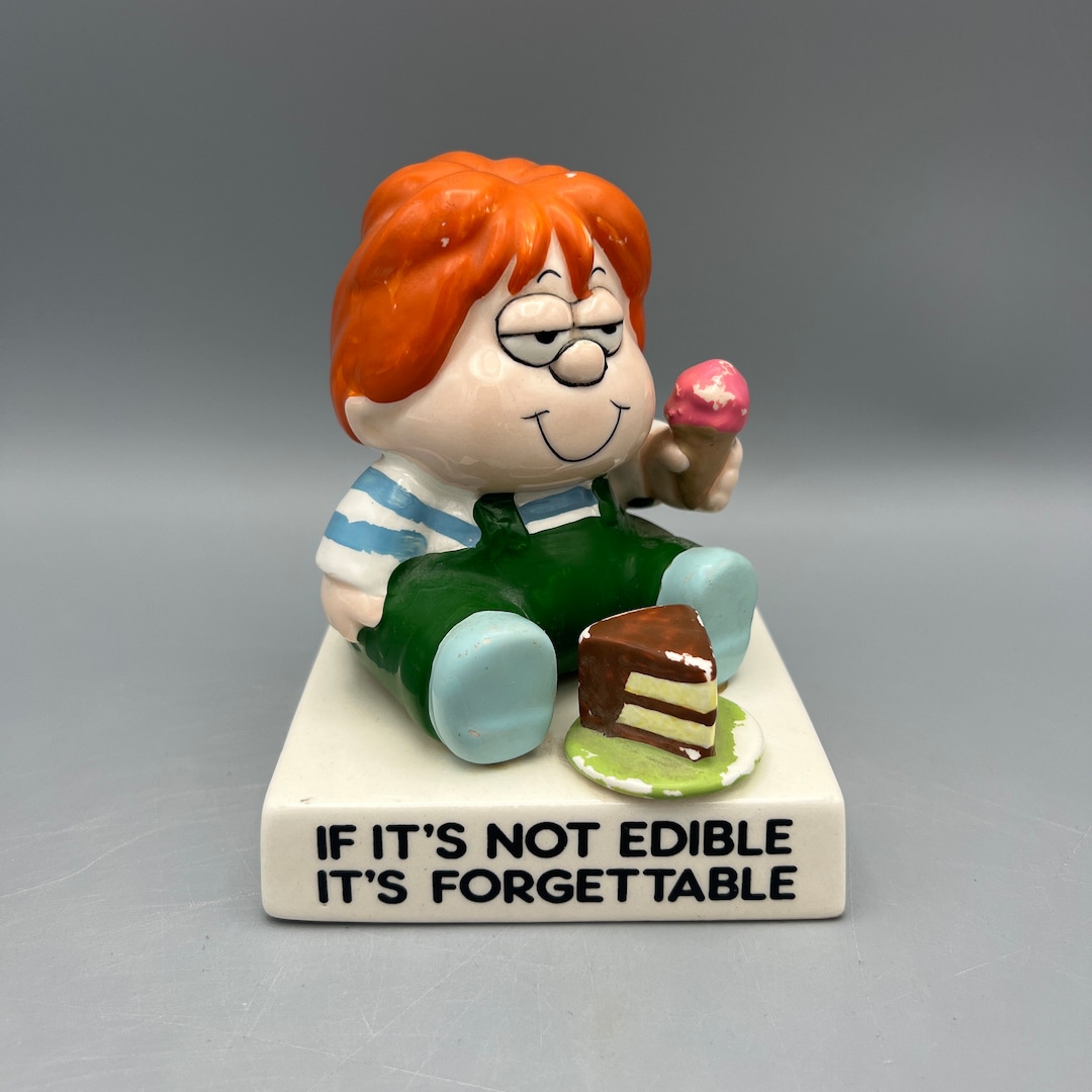 Baby Marvin Comic Figurine, If It's Not Edible, It's Forgettable, 1983 ...