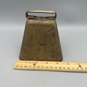 Cow Bell, Rustic Vintage (gold Colored) - Etsy