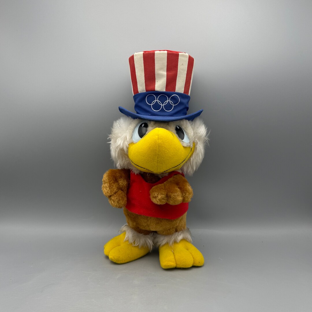 1984 LA Olympic Games Mascot Sam the Eagle Stuffed Plush, Vintage ...