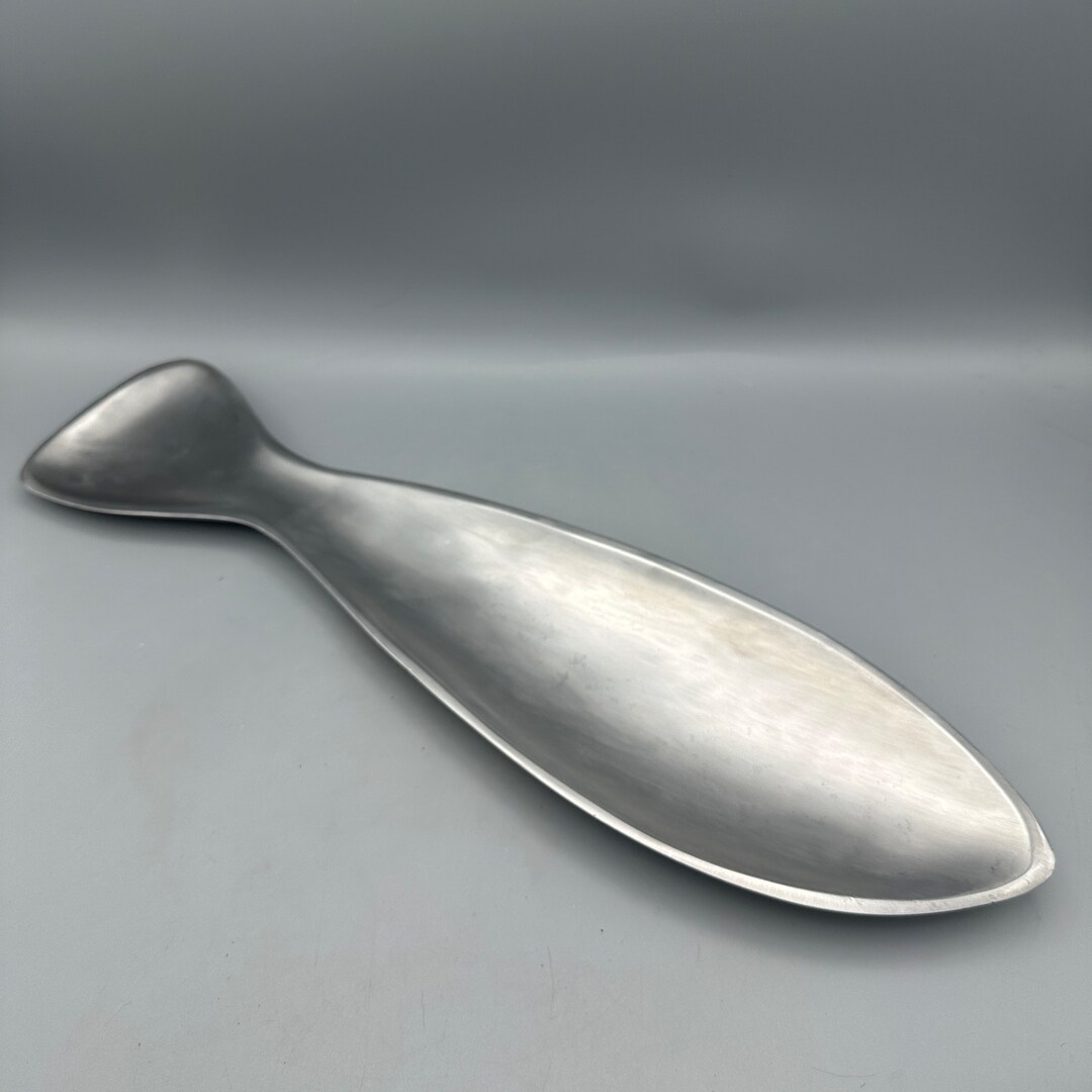 Nambe 553 Fish Shaped Platter, Vintage - Etsy