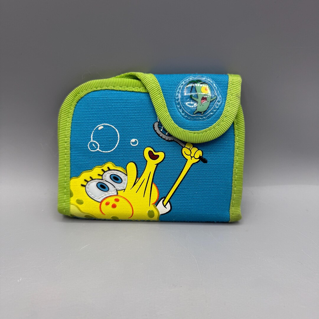 Vintage Spongebob Squarepants Wallet, Spongebob Blowing Bubbles - Etsy