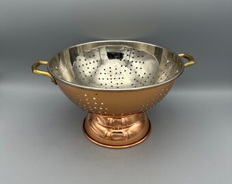 Lovely Vintage Copper Colander Antique Copper Colander Old - Etsy