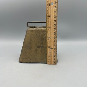 Cow Bell, Rustic Vintage (gold Colored) - Etsy
