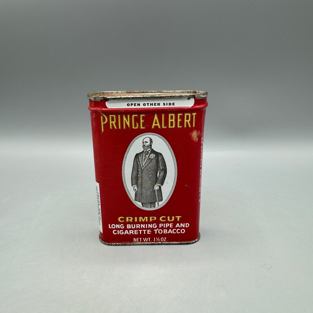 Vintage Prince Albert Crimp Cut Tin - Etsy