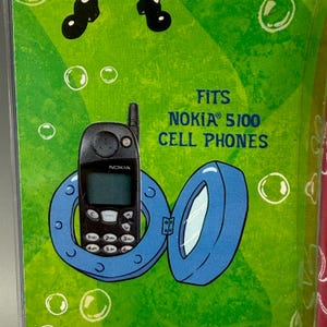 Vintage Spongebob Squarepants Nokia 5100 Cell Phone Faceplate, Sealed ...